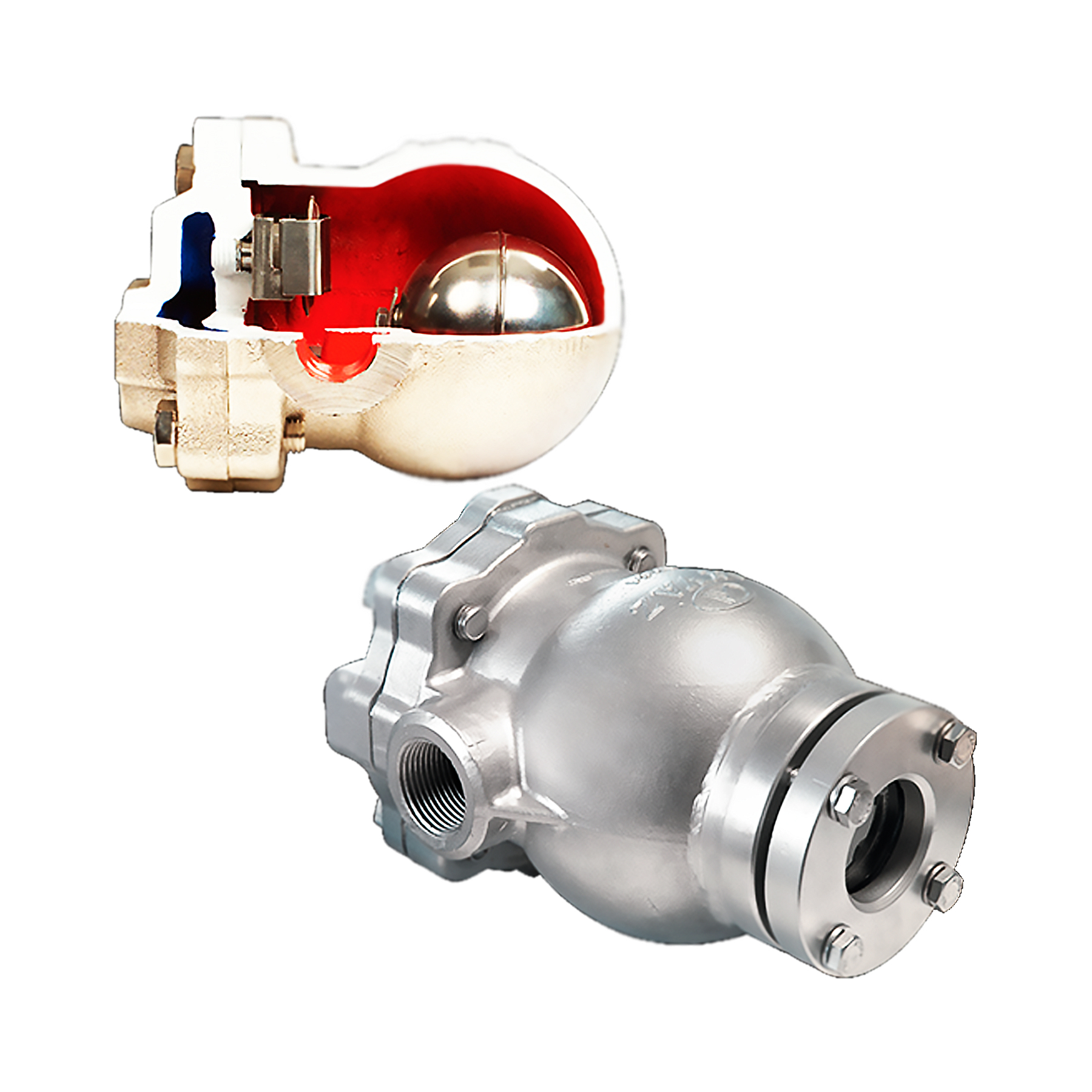 Trampa de vapor con flotador y venteo SK-61 AISI 316 - Proinservi.com